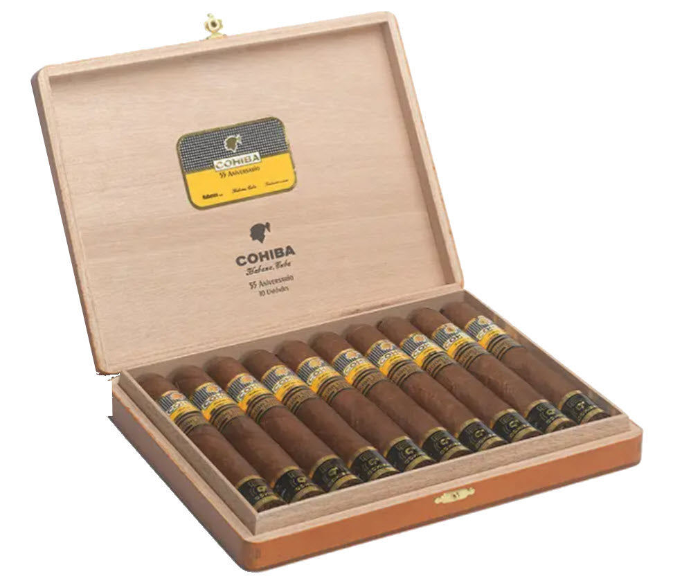 Cohiba 55th Anniversary LE2021 | Box of 10 – Rare Cuban Cigar ...