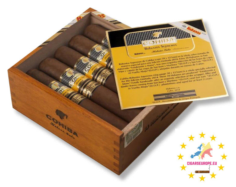 Buy Cohiba Robusto Supremos Edition Limitada 2014 Online - Luxury Box ...